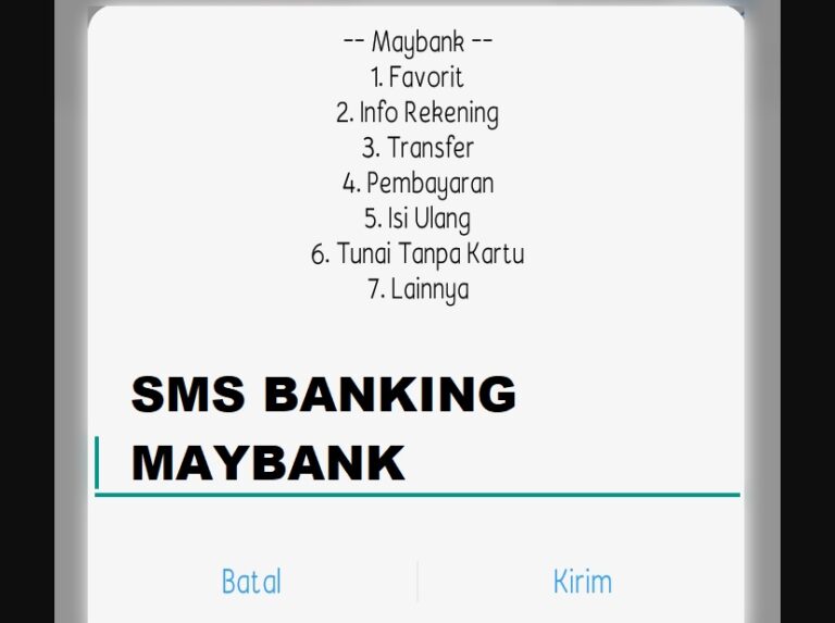 Cara Daftar SMS+ Banking Maybank 2024: Aktivasi & Transaksi